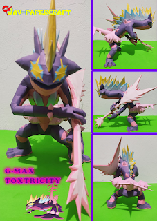 gmax toxtricity - PaperCraft VN