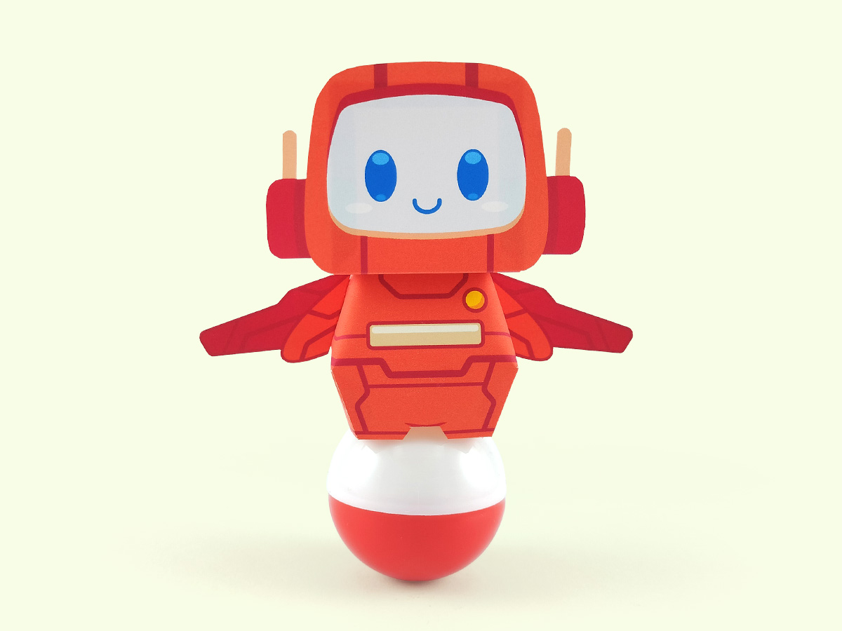 Pip Robo – Roly Poly Series - PaperCraft VN