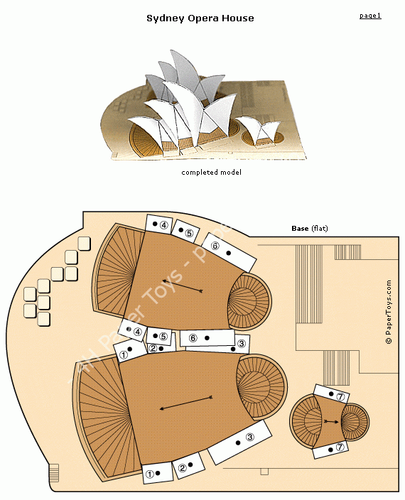 Sydney Opera House - PaperCraft VN